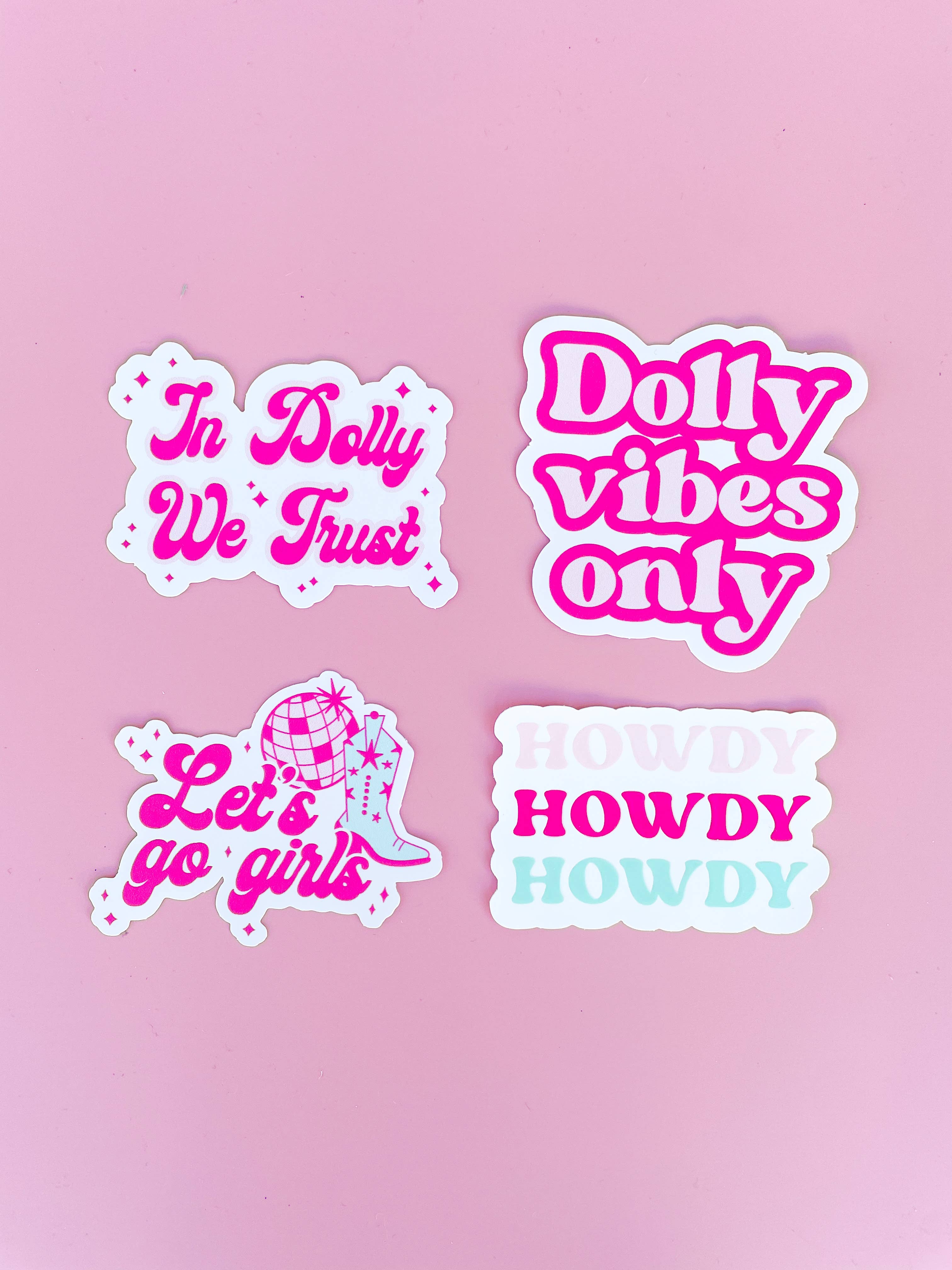 Dolly Vibes Sticker Pack of 4 – Bryant & Co. Boutique